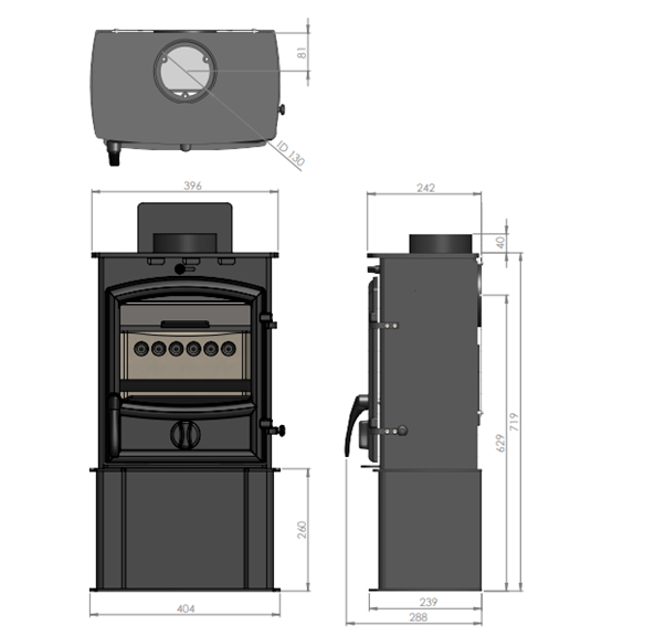 Fireline FX4 - Victoria House Fireplaces • Ignite Your Imagination
